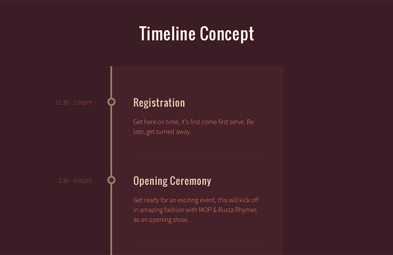 25 Css Timeline Examples From Codepen 2018 Freebie Supply
