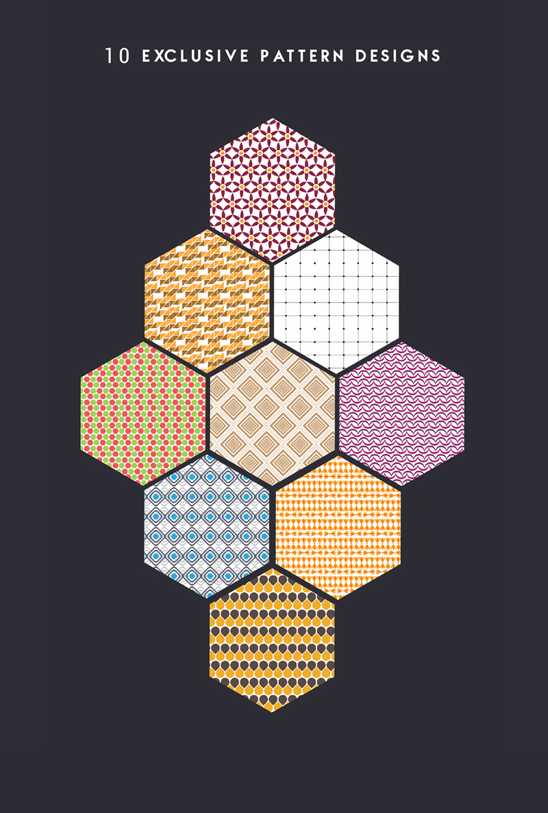 10 Pattern Designs - Freebie Supply