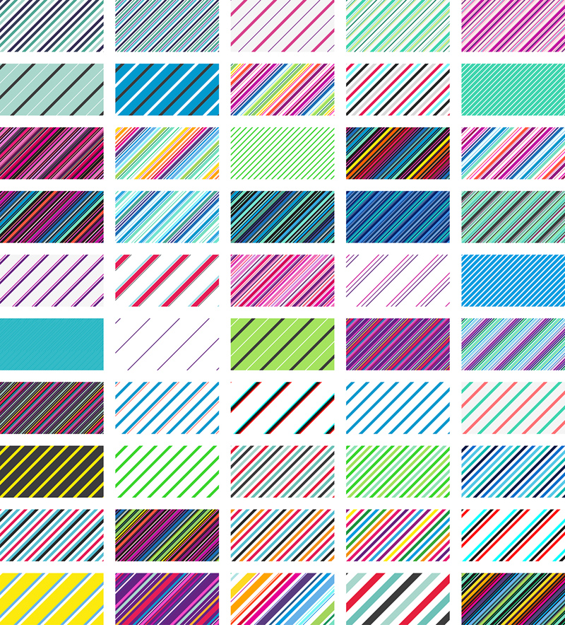 50 Linear Patterns - Freebie Supply