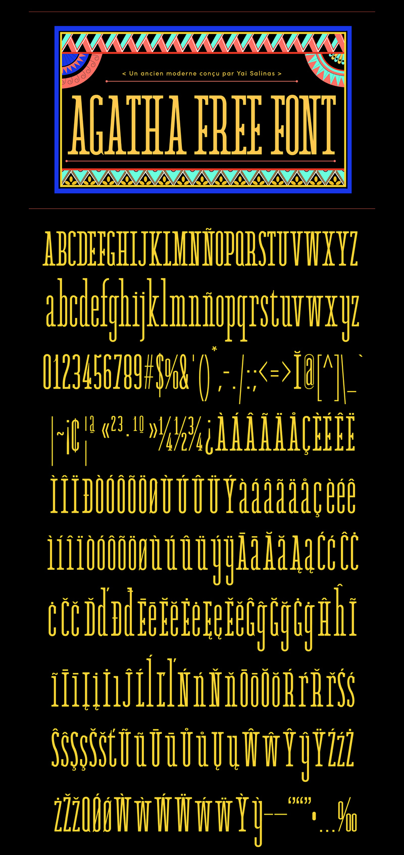 Agatha Font - Freebie Supply