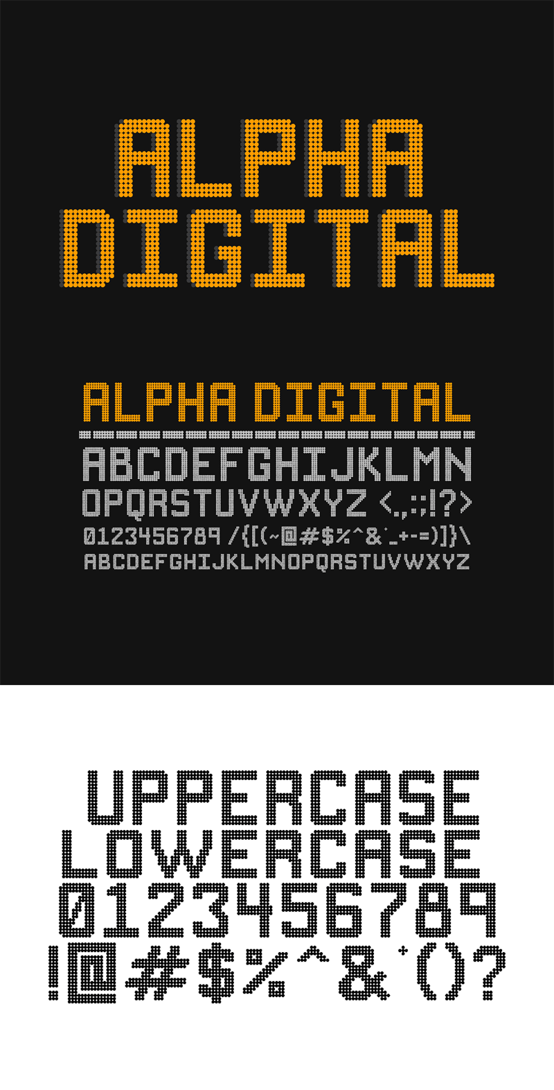 Alpha Digital - Free Typeface - Freebie Supply