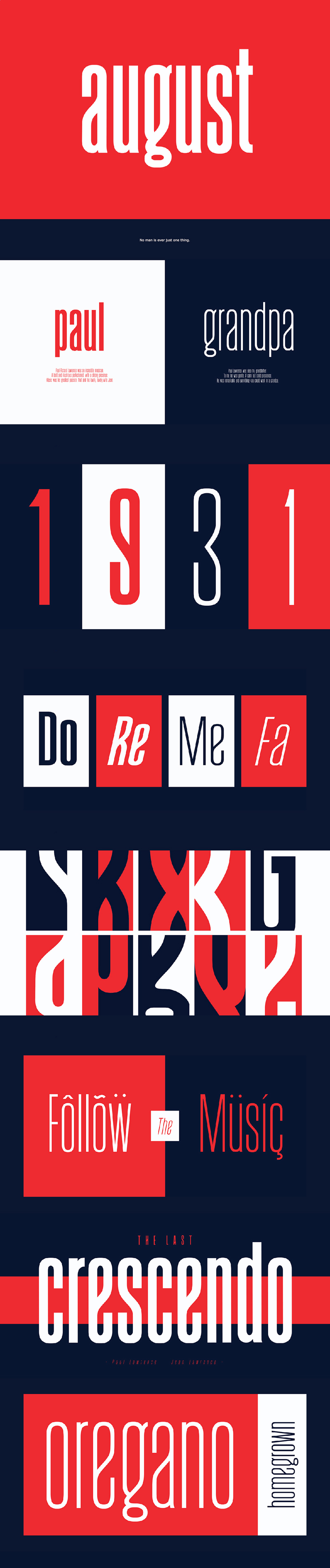 August Typeface - Condensed Bold Font - Freebie Supply