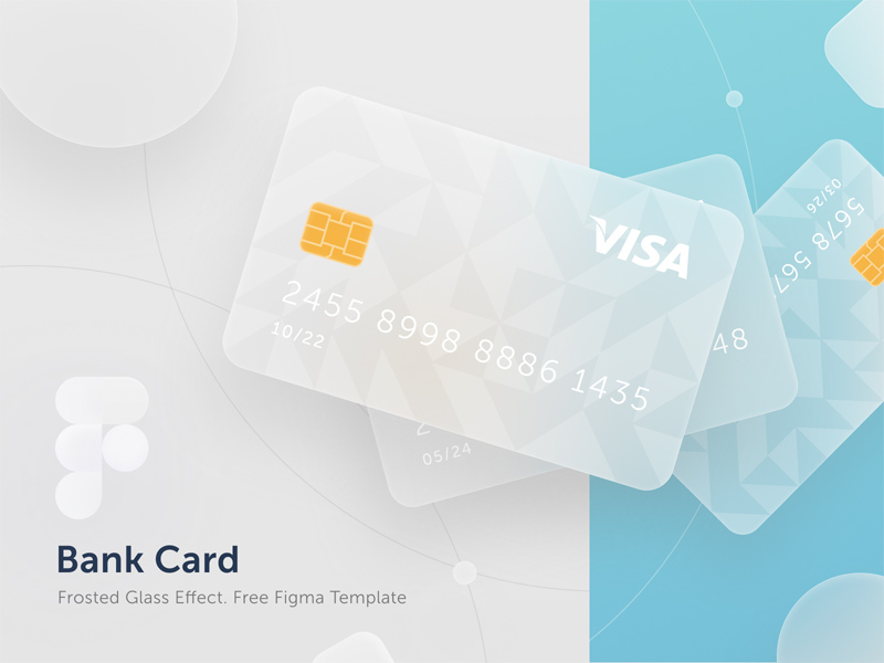 Bank Card Template for Figma - Freebie Supply