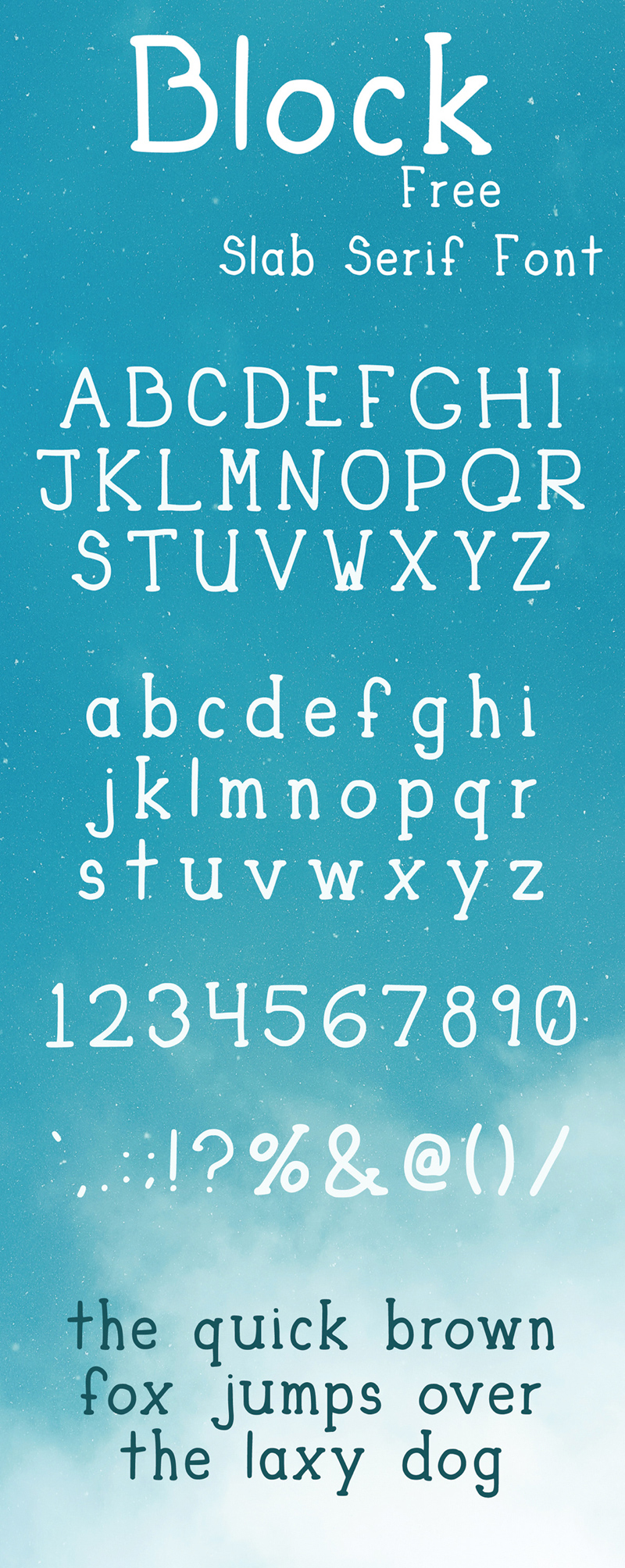 Block Font - Freebie Supply