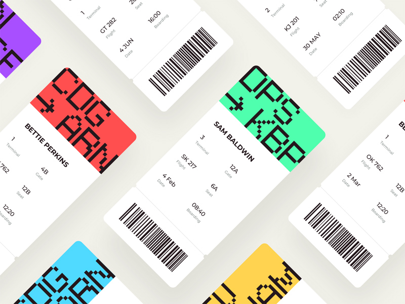 Boarding Pass Design - Free Sketch - Freebie Supply