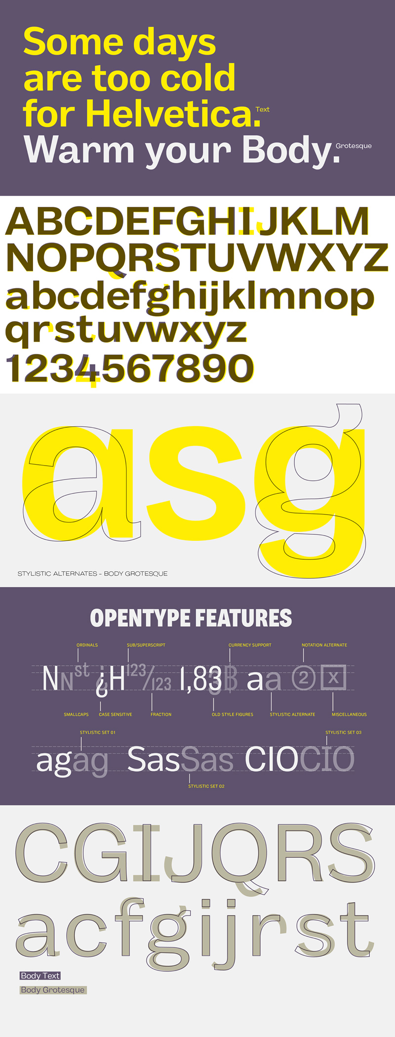 Body Typeface Superfamily - Freebie Supply