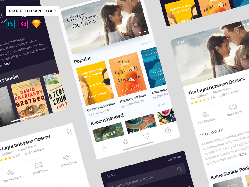 Book App Concept Project - Freebie Supply