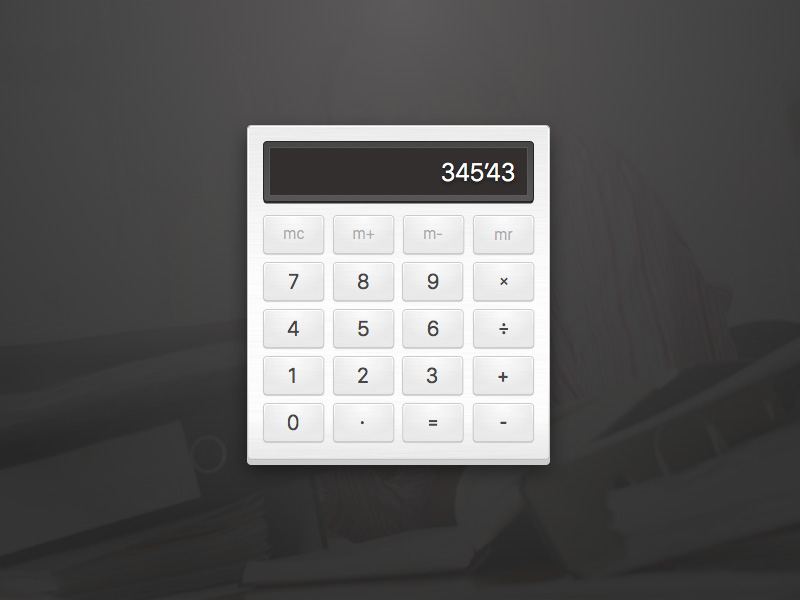 Calculator Interface Design - Sketch Freebie - Freebie Supply