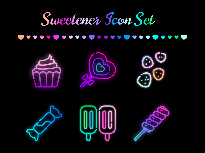 Candy Icons Pack - Freebie Supply