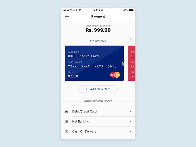 Card Payment - Sketch Freebie - Freebie Supply