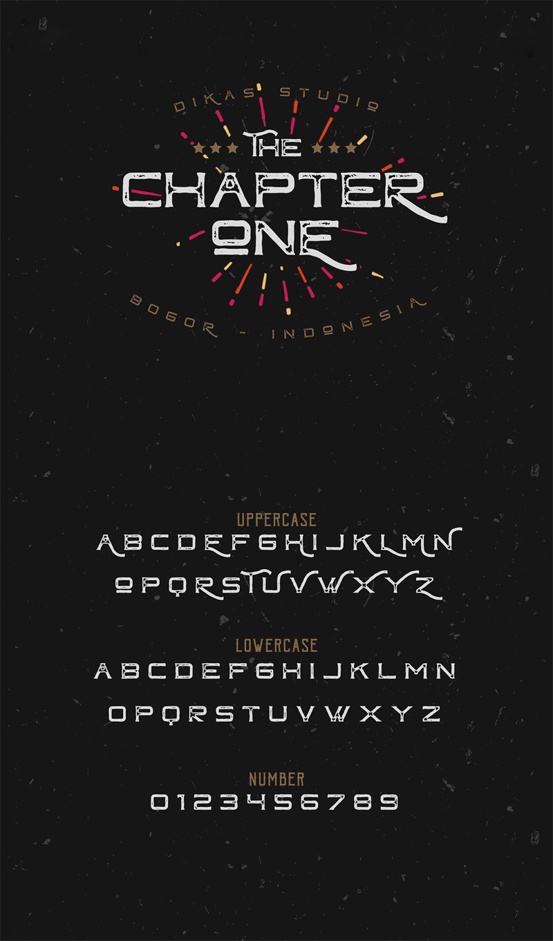 ChapterOne Vintage Typeface Demo - Freebie Supply