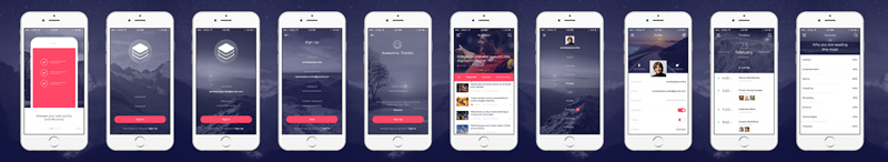 Clean & Modern iOS UI Kit PSD - Freebie Supply