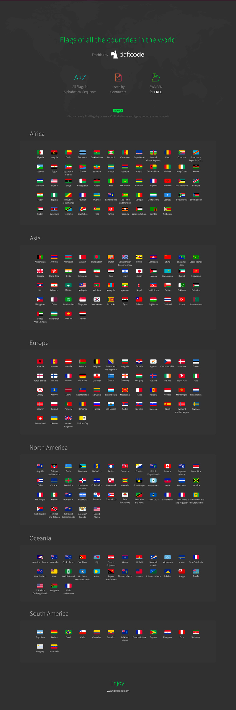 Country Flags Of The World : Free PSD - Freebie Supply