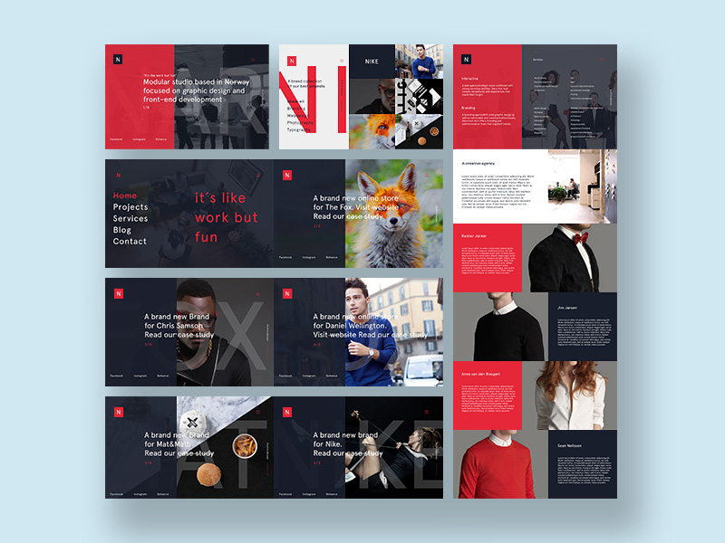 Creative Agency Templates - Free PSD - Freebie Supply