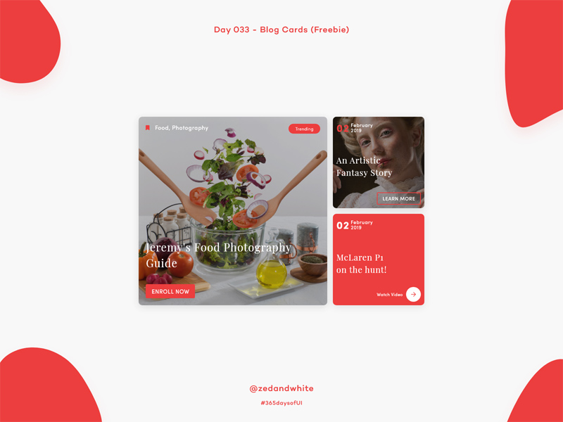 Blog Cards - Freebie Supply