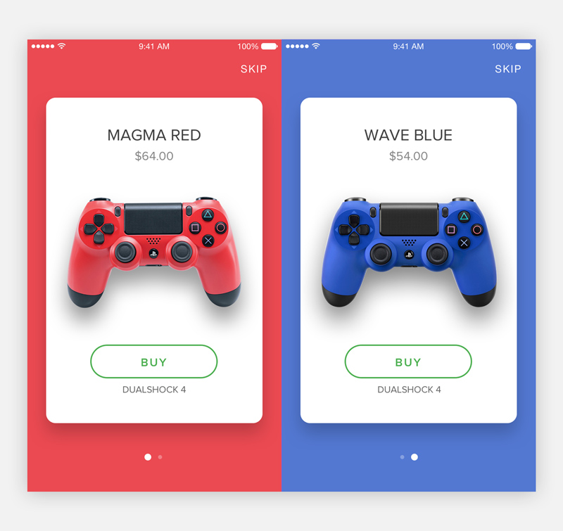 Dualshock4 - Sketch & Principle - Freebie Supply