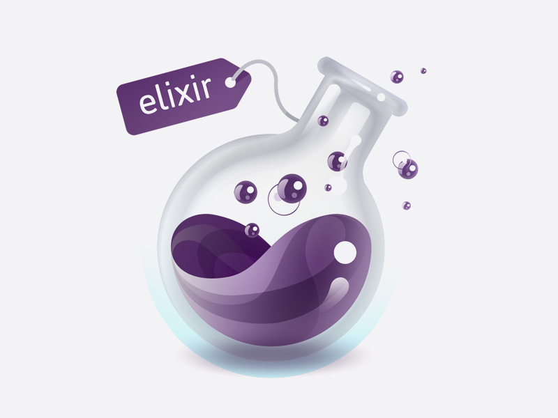 Elixir Logo Icon - PSD Freebie - Freebie Supply