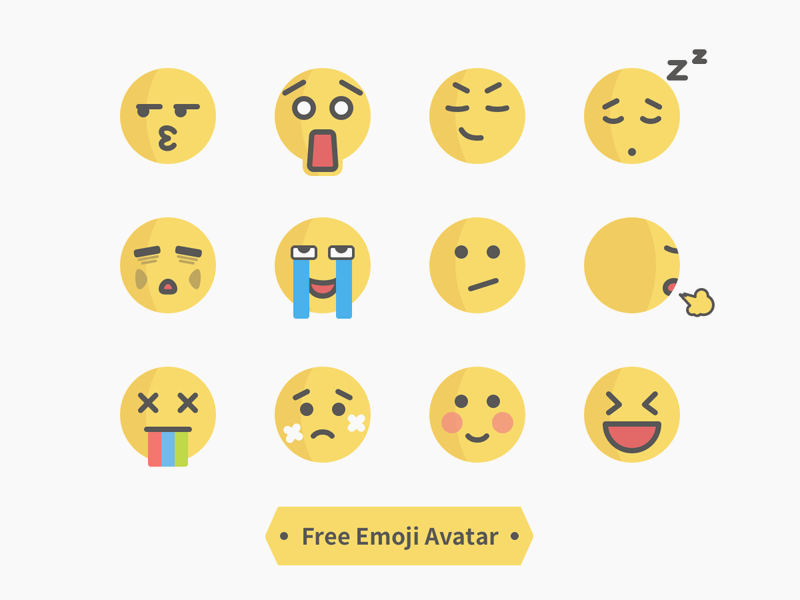 Emoji Avatars by Mu Xin - Freebie Supply