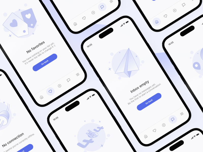 Marketplace App Empty States - Freebie Supply Marketplace App Empty States - Freebie Supply