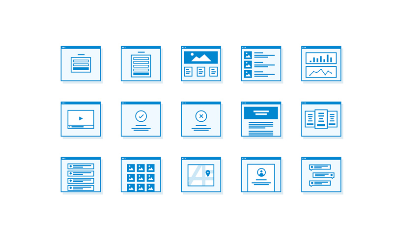 Flowchart Site Icons by Nate Schulte - Freebie Supply