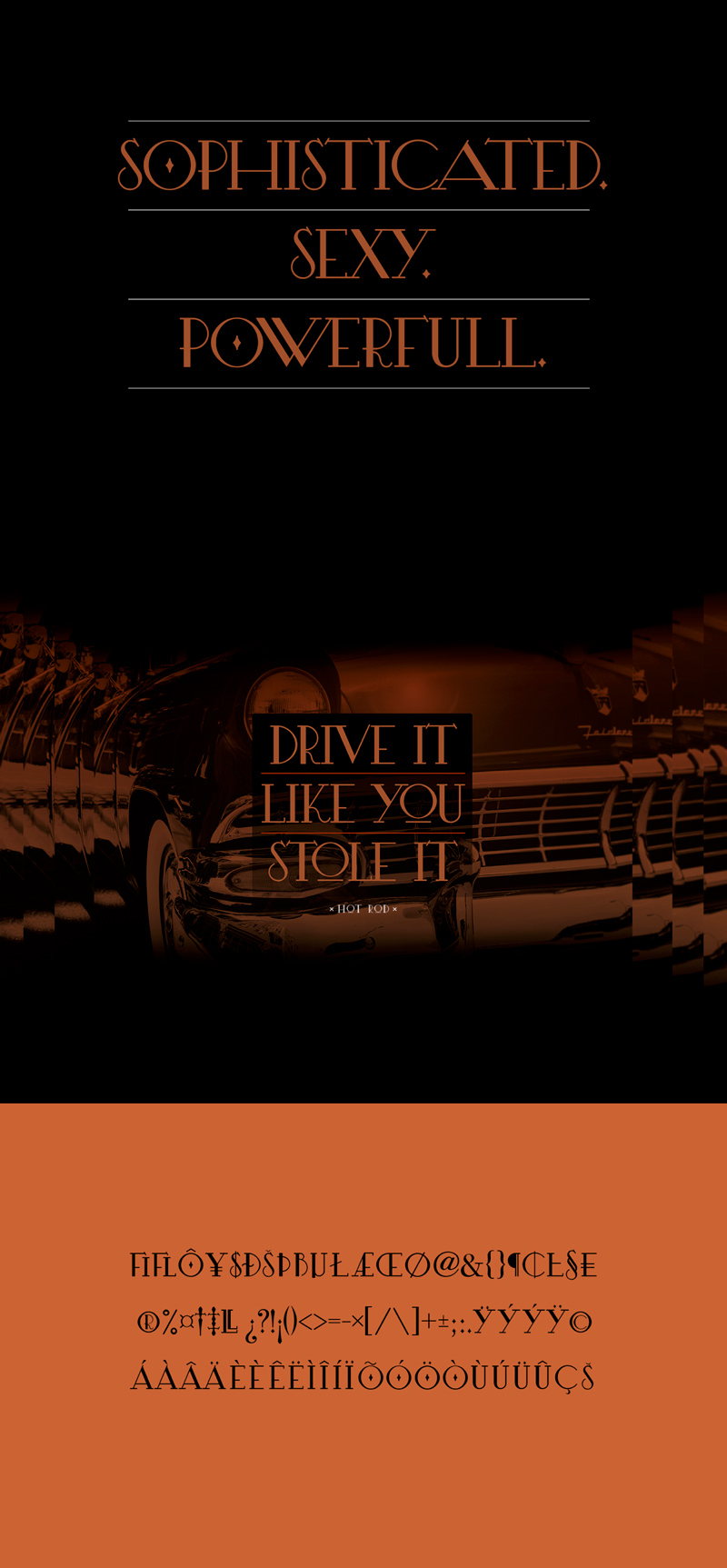 Hot Rod Font - Retro Typeface - Freebie Supply