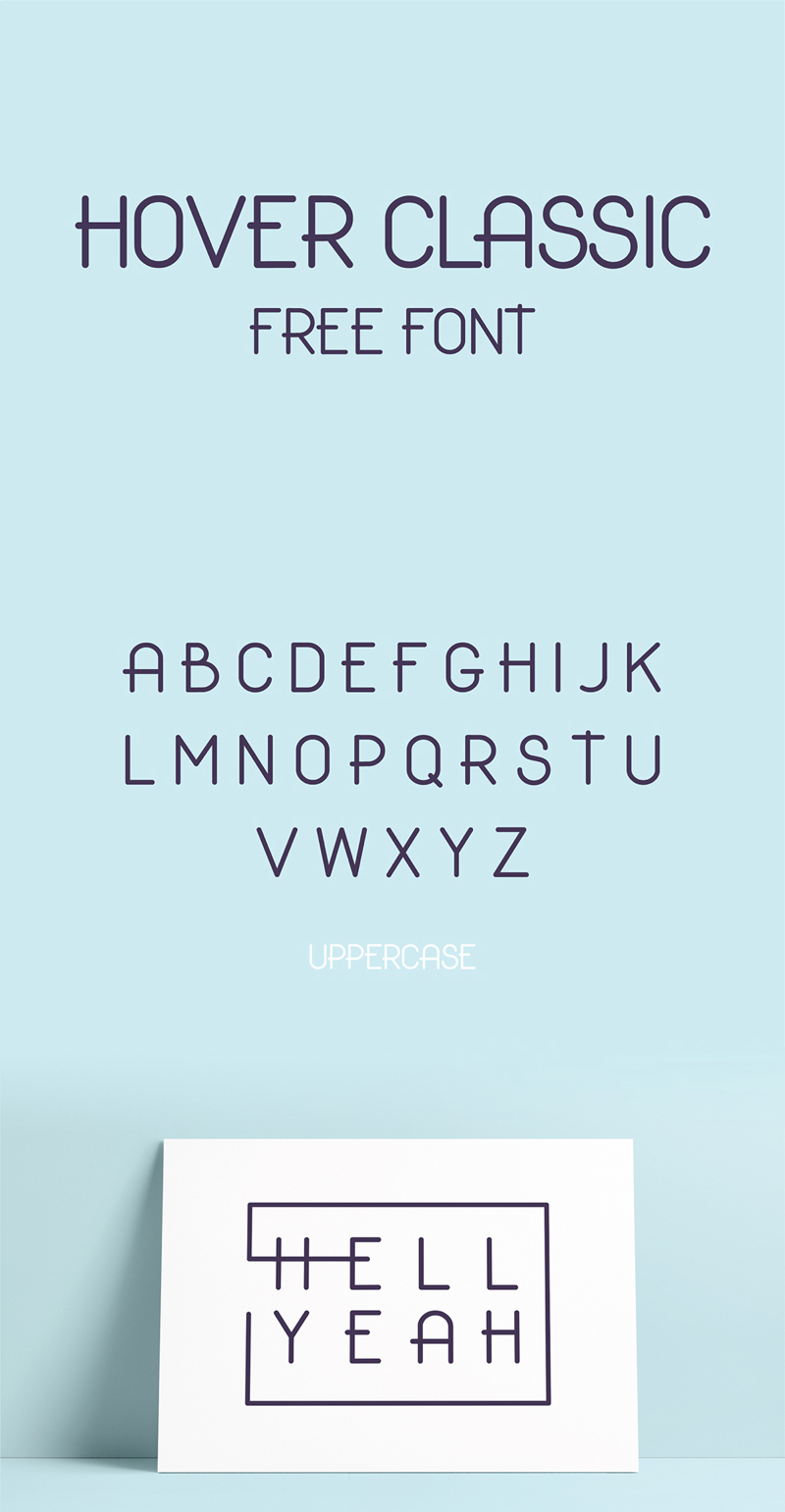 Hover Classic Font - Freebie Supply