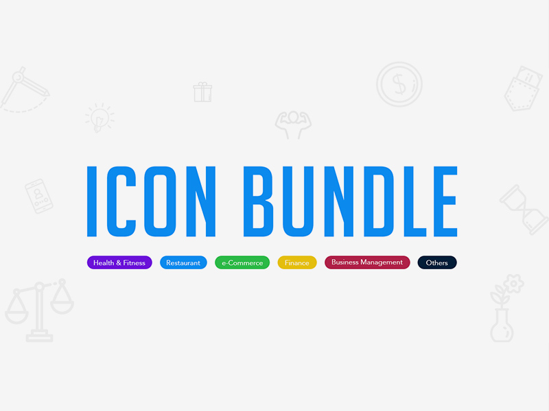 Icon Bundles by Zikar Patel - Freebie Supply
