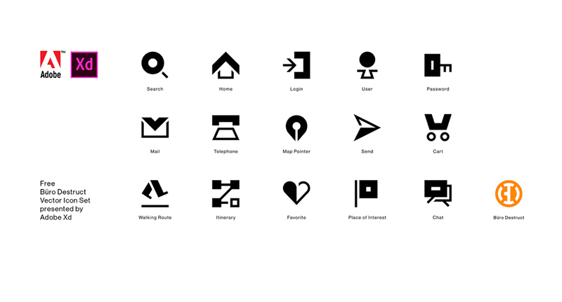 Adobe XD Icon Kit - Freebie Supply