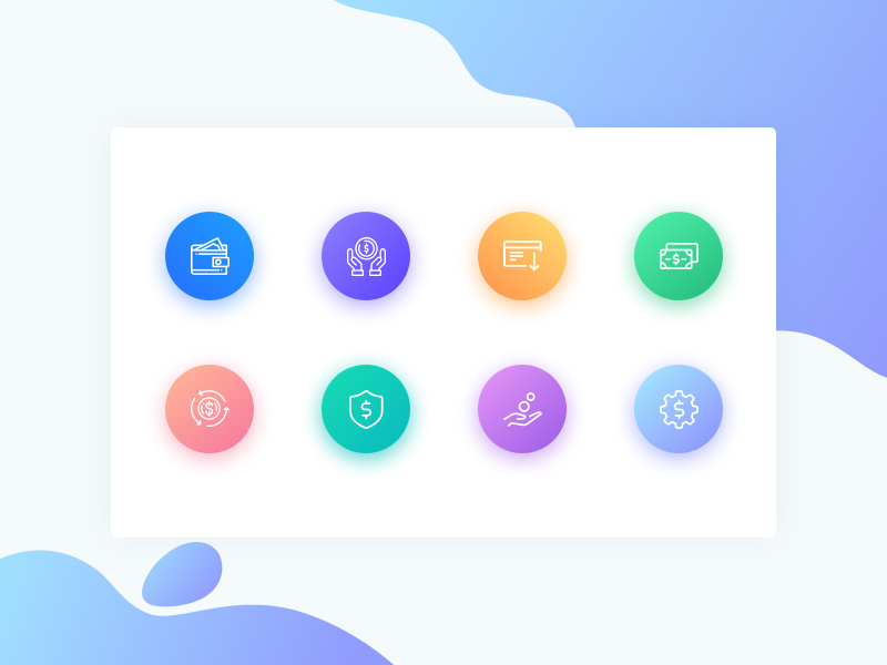 Gradients Icon Set - Freebie Supply
