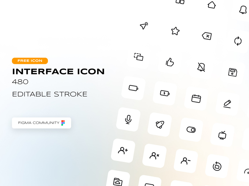 Interface Icons Set - Freebie Supply