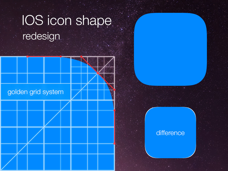 iOS Icon Shape Redesign - Free PSD - Freebie Supply