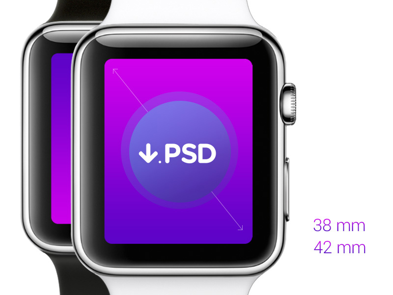 iWatch Template - PSD Freebie - Freebie Supply