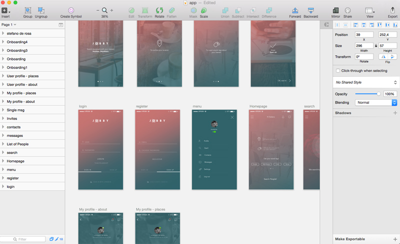 Jobby - Mobile App Concept - Freebie Supply