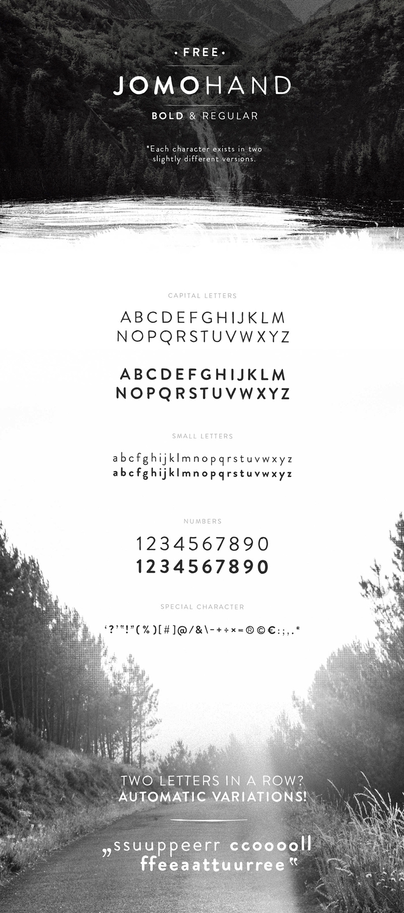 Jomohand Font - Freebie Supply