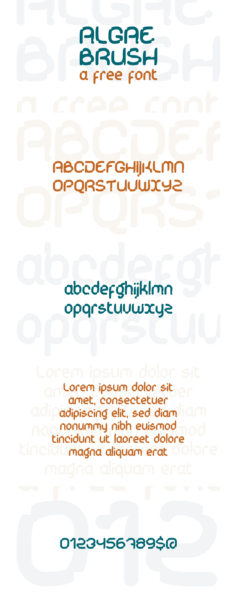 KD Algae Brush Font - Freebie Supply