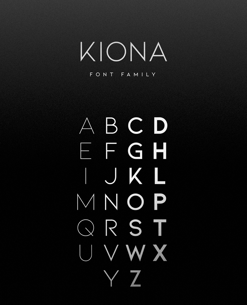 Kiona Font Family - Freebie Supply