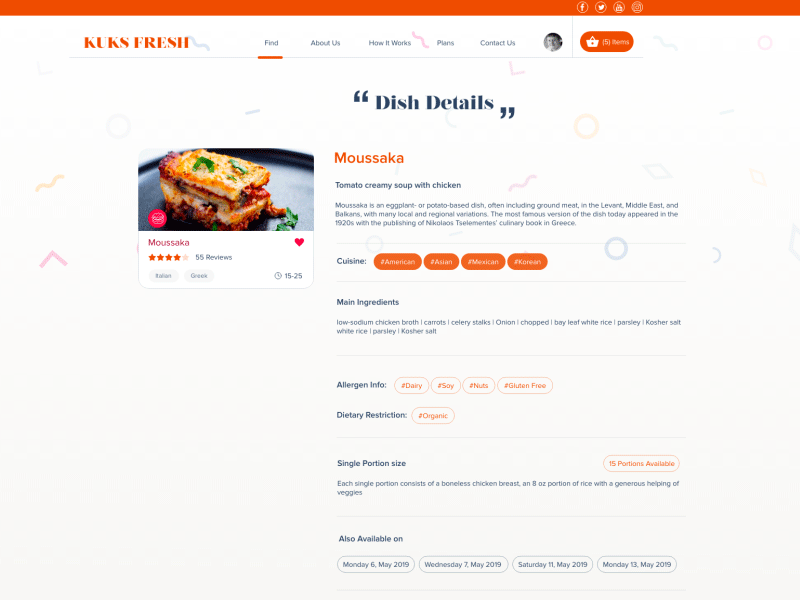 Healthy Recipes Website Template - Freebie Supply