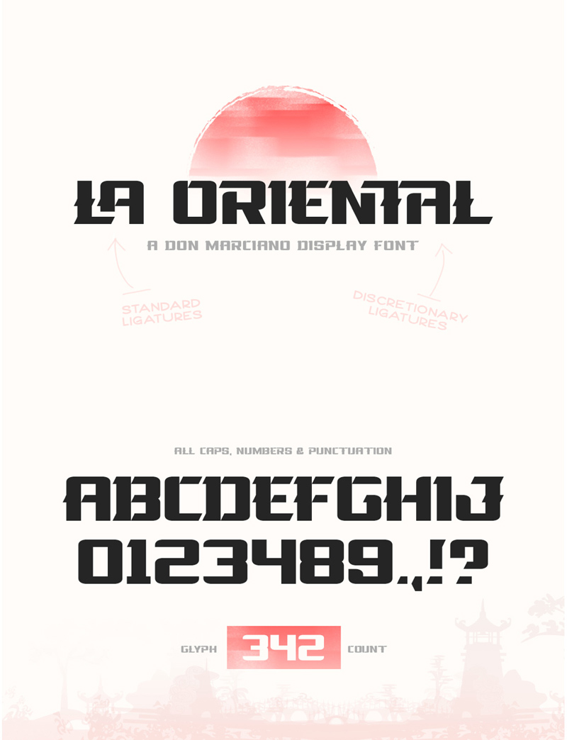 La Oriental Font - Freebie Supply