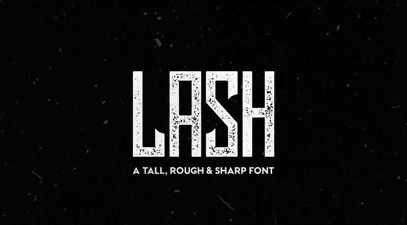 Lash Font - Vintage Typeface - Freebie Supply