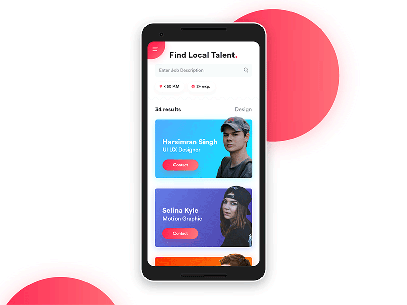 Local Talent Search Concept - Freebie Supply
