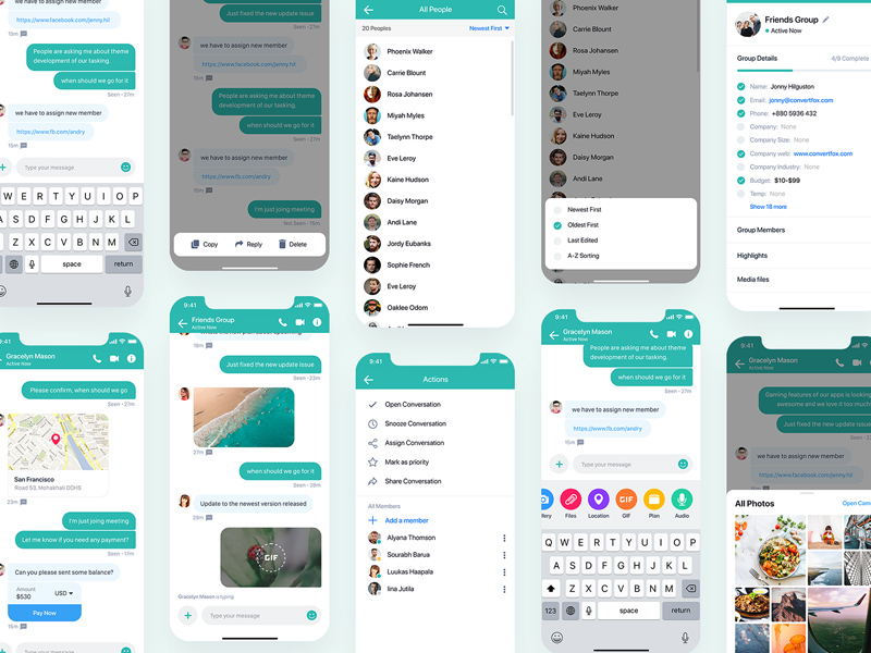 Messaging App Kit Sample - Freebie Supply