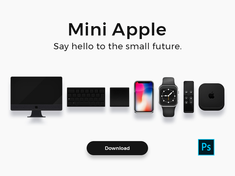 Mini Apple Icons by Mint - Freebie Supply