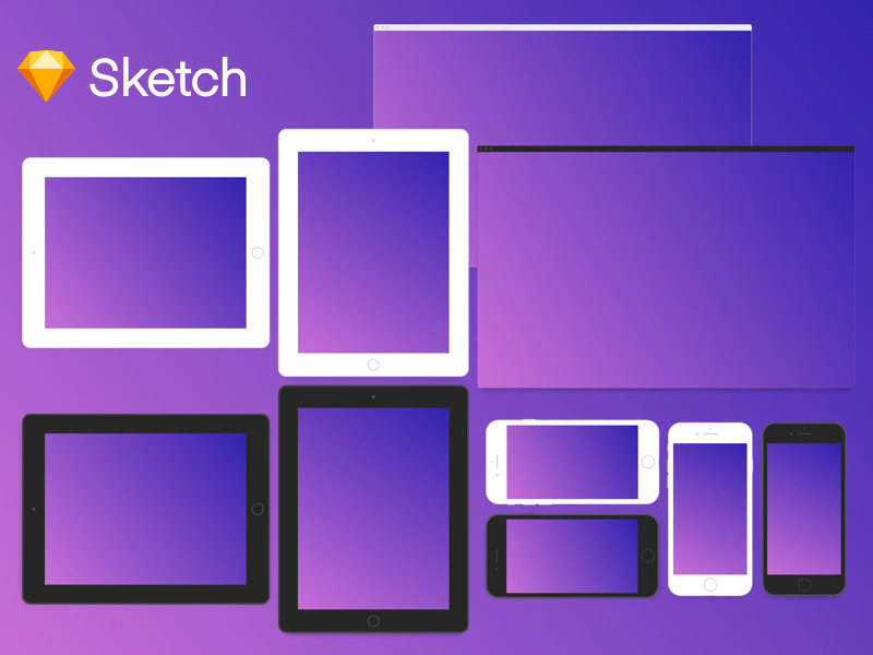 Minimal Devices for Sketch - Freebie Supply
