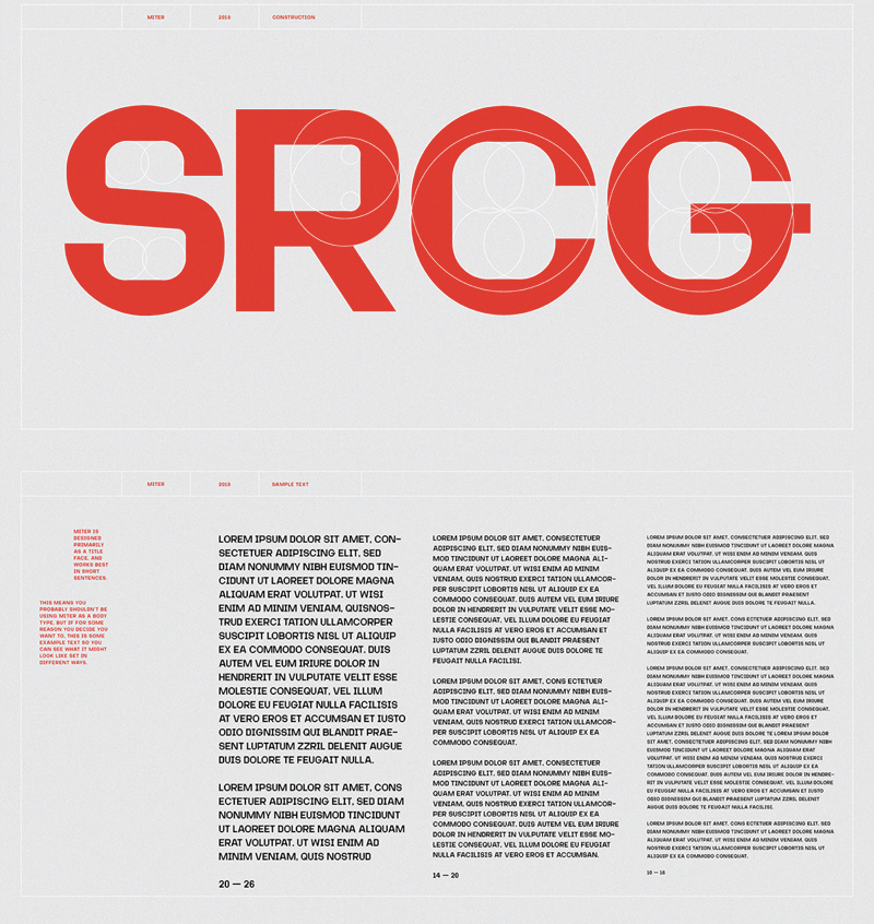 Miter Font - Sans Serif Typeface - Freebie Supply