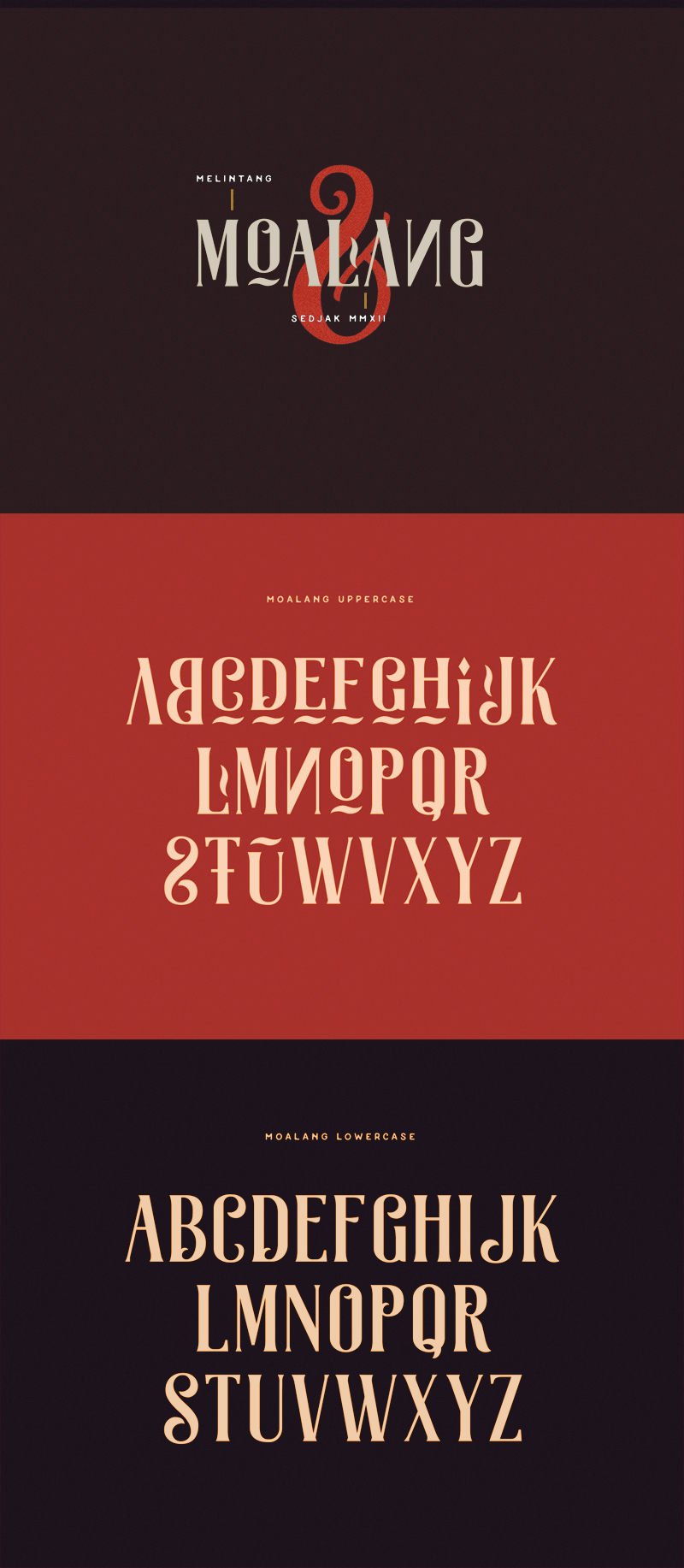 Moalang Pro Vintage Hand Lettering Typeface - Freebie Supply