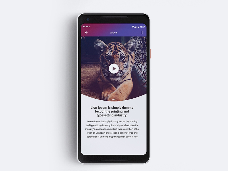 Mobile Article Design by George Samuel - Freebie Supply