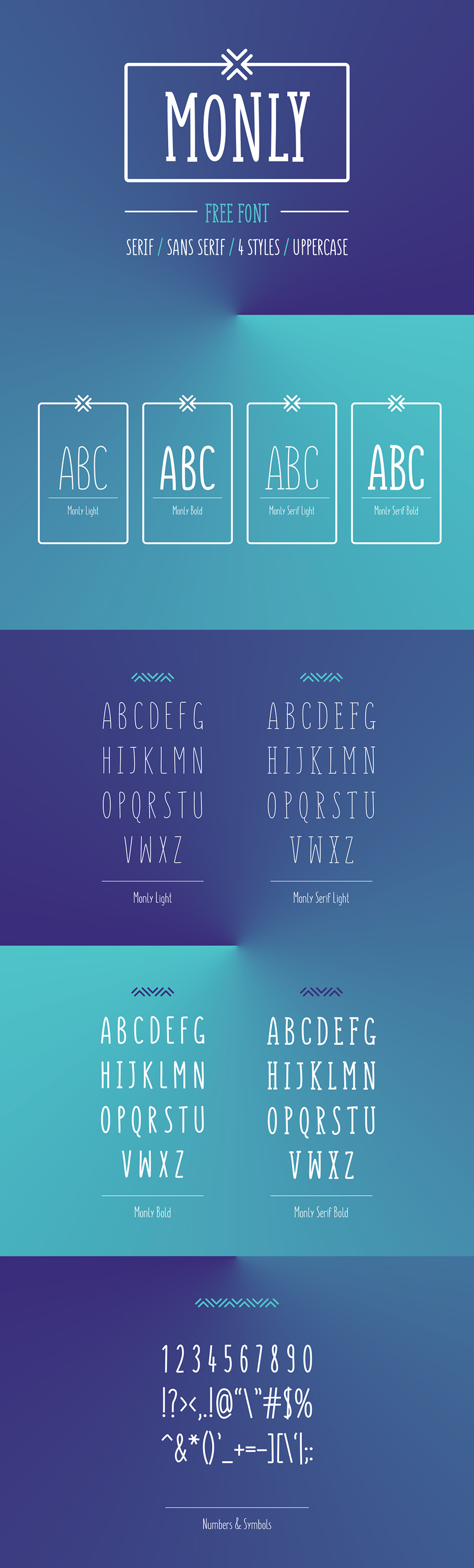 Monly Free Font - Freebie Supply