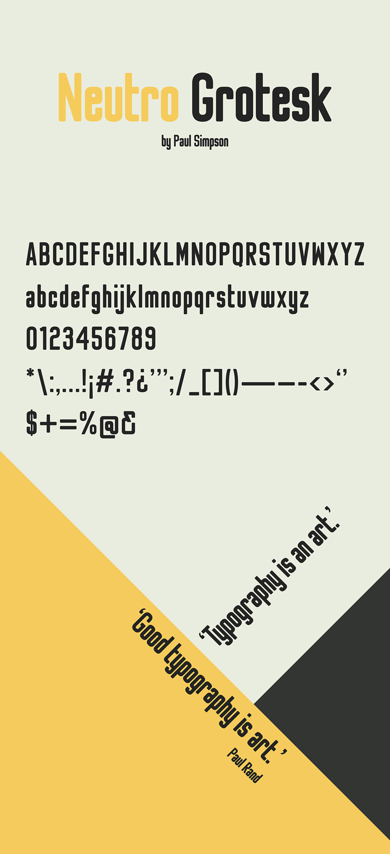 Neutro Free Grotesk Typeface - Freebie Supply