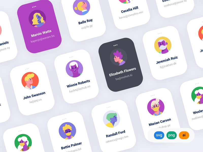 Vector Avatars - Freebie Supply