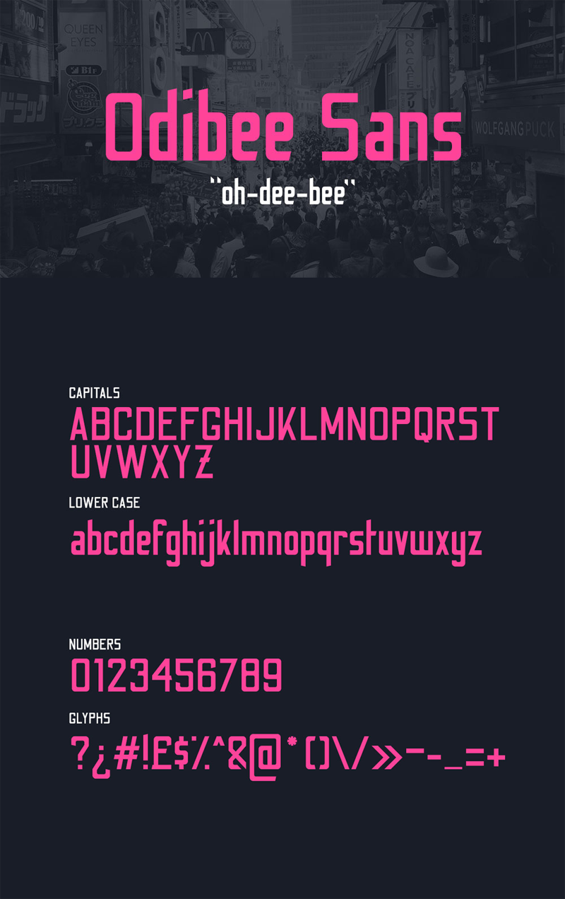 Odibee Sans - Free Typeface - Freebie Supply